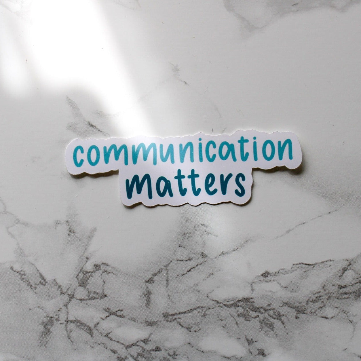 speech therapist sticker: communication matters – letgotoholdon